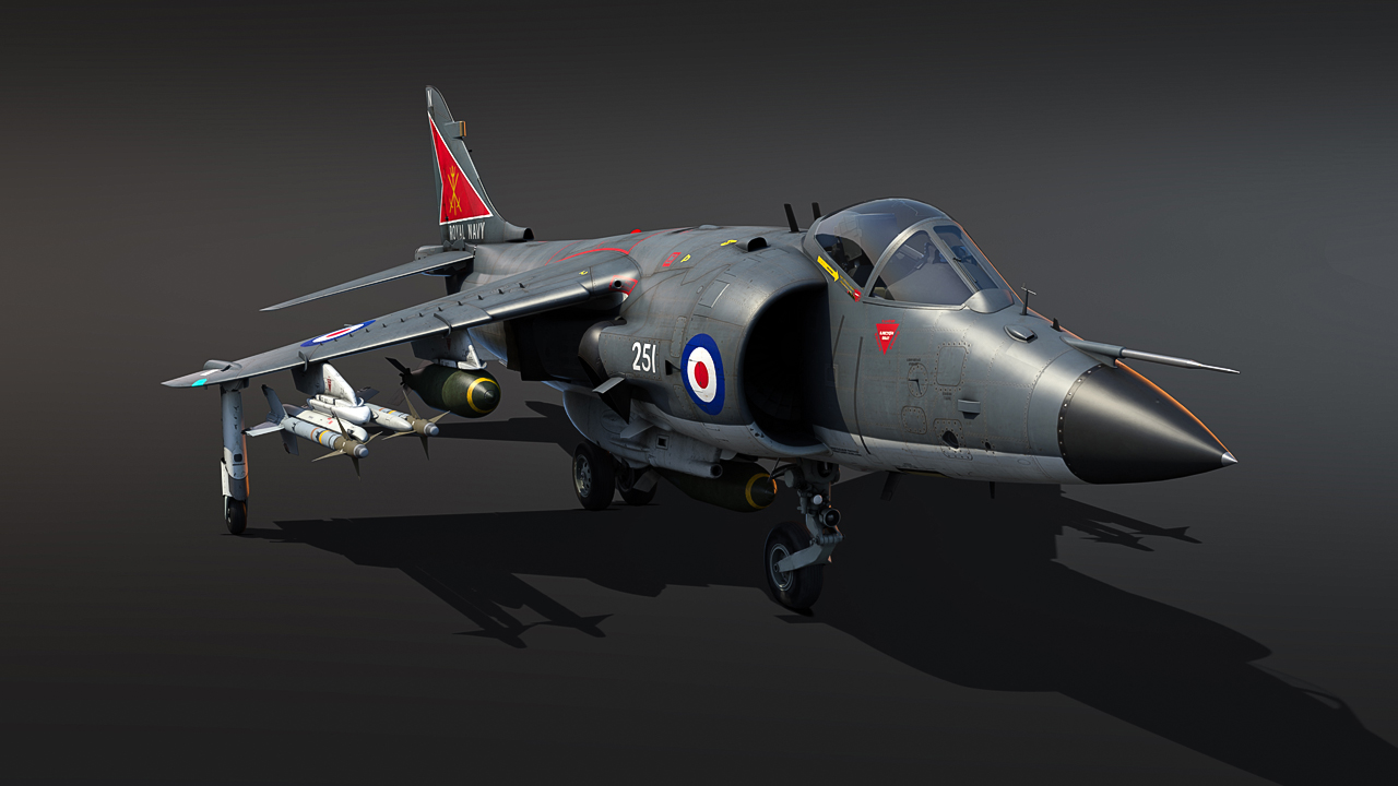[В разработке] Полковая техника: Sea Harrier FRS.1 - Новости - War Thunder