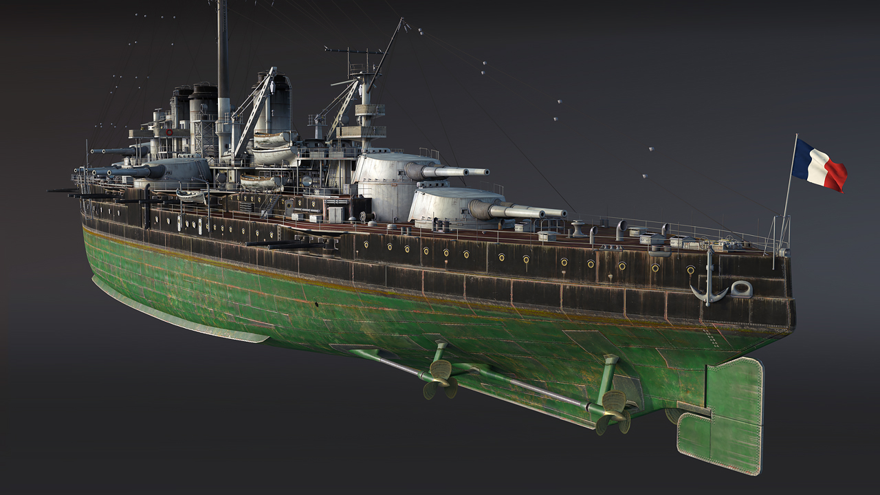 [В разработке] Премиумные линкоры Courbet и Leonardo da Vinci - Новости - War Thunder